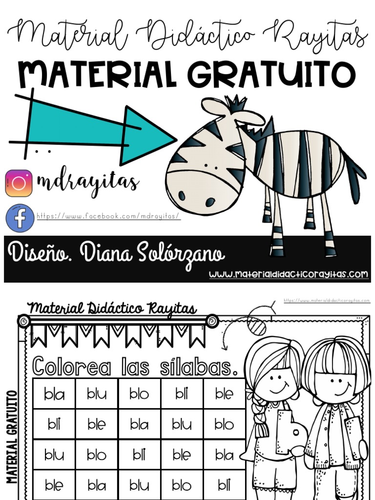 Sopa de Letras Sílabas Trabadas | PDF