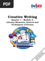 Creative Writing: Quarter 1 - Module 3: Literary Elements, Devices and ...
