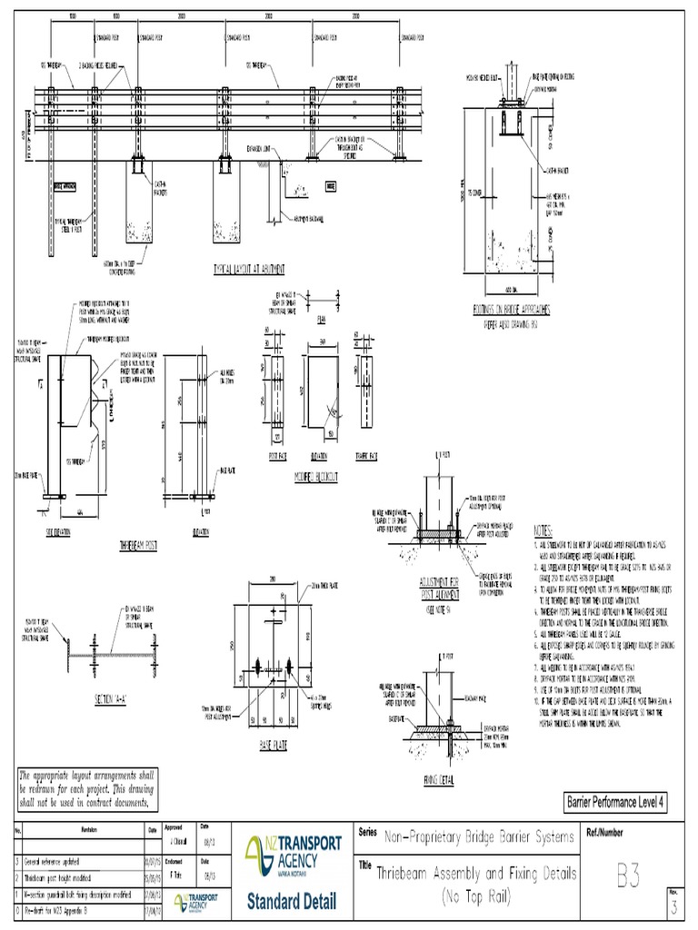 b3 Thrie Beam Assembly | PDF