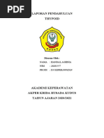 Laporan Pendahuluan Demam Typhoid | PDF