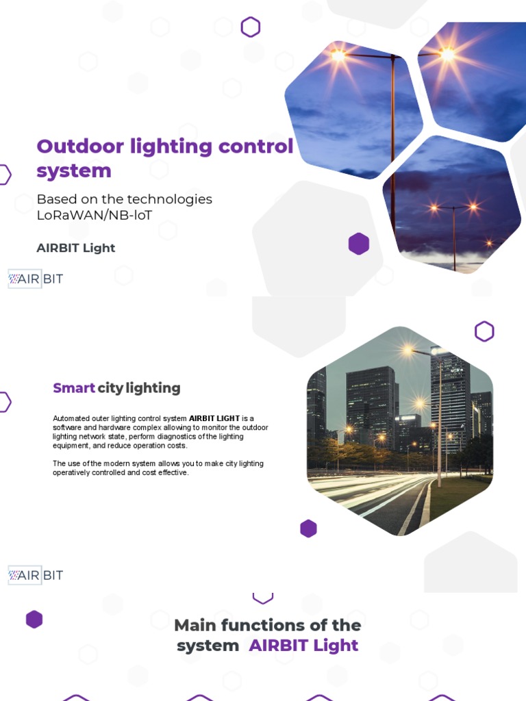Outdoor Lighting Control System: Based On The Technologies Lorawan/Nb ...