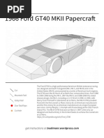 Toyota Supra Mk4 Template | PDF