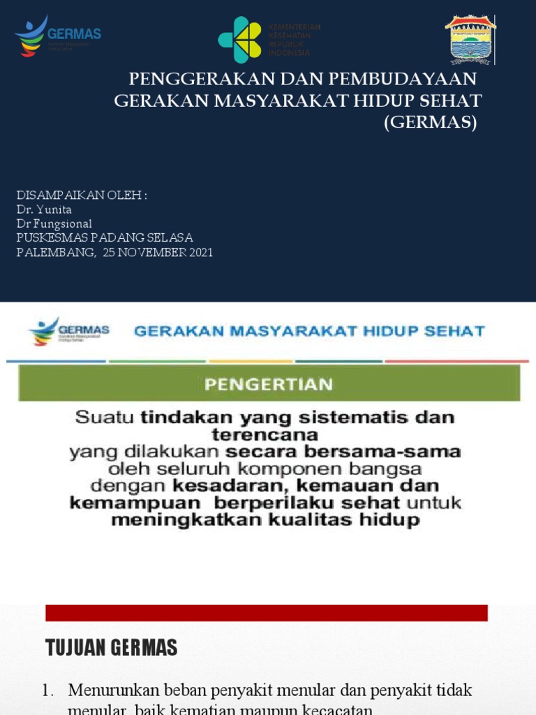 Contoh PPT Germas | PDF