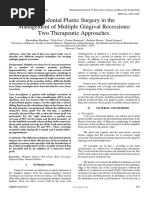 The Z-Plasty Technique On The Frenectomy Approach | PDF | Periodontology | Human Tooth