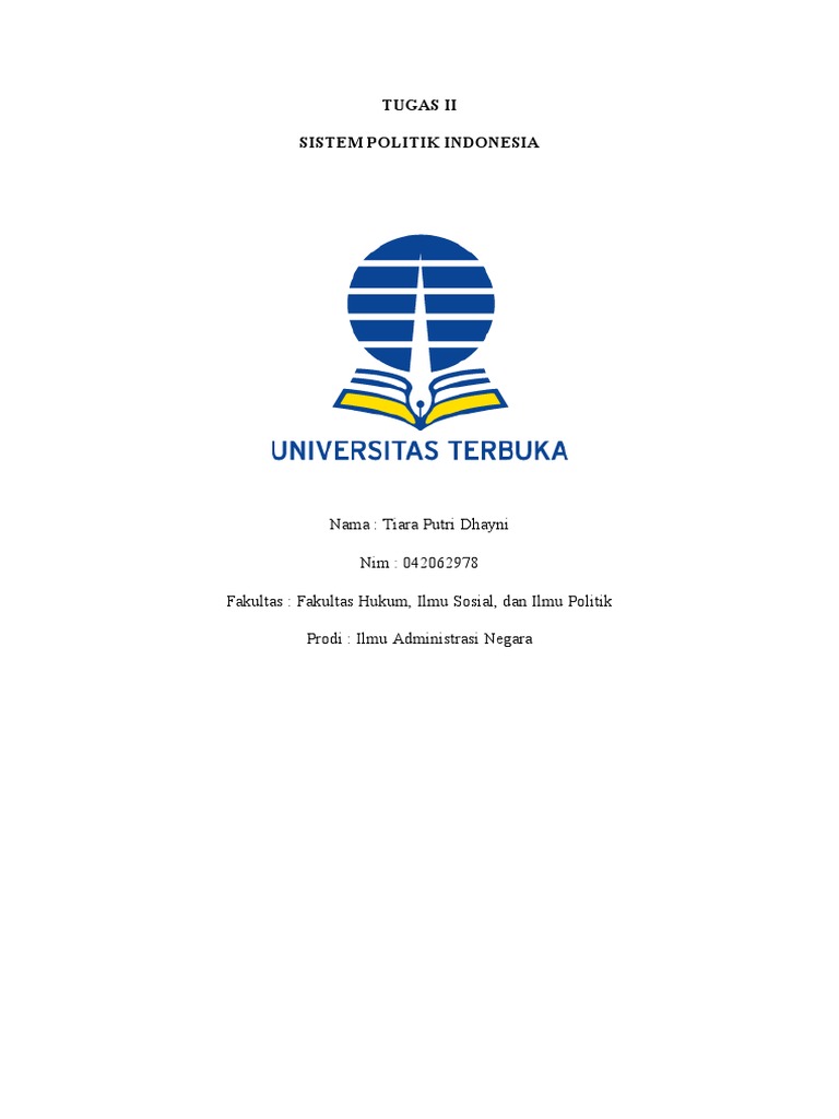 Tiara Putri Dhayni 042062978 T2 ISIP4213 | PDF