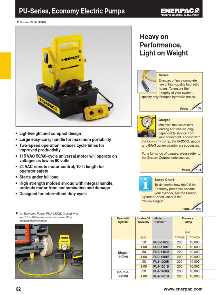 PU-Series Electric Pumps EN-US | PDF | Pump | Valve
