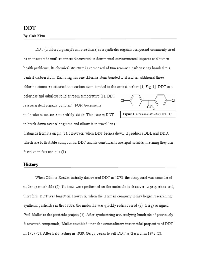 DDT Extended Definition Revised | PDF | Ddt | Pesticide