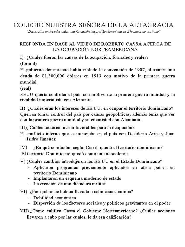 Guia Roberto Cassa | PDF | República Dominicana | Estado (política)