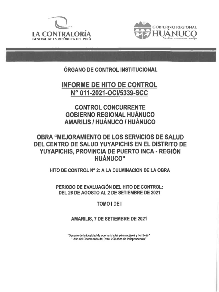 Informe de Hito de Control 2 Yuya | PDF