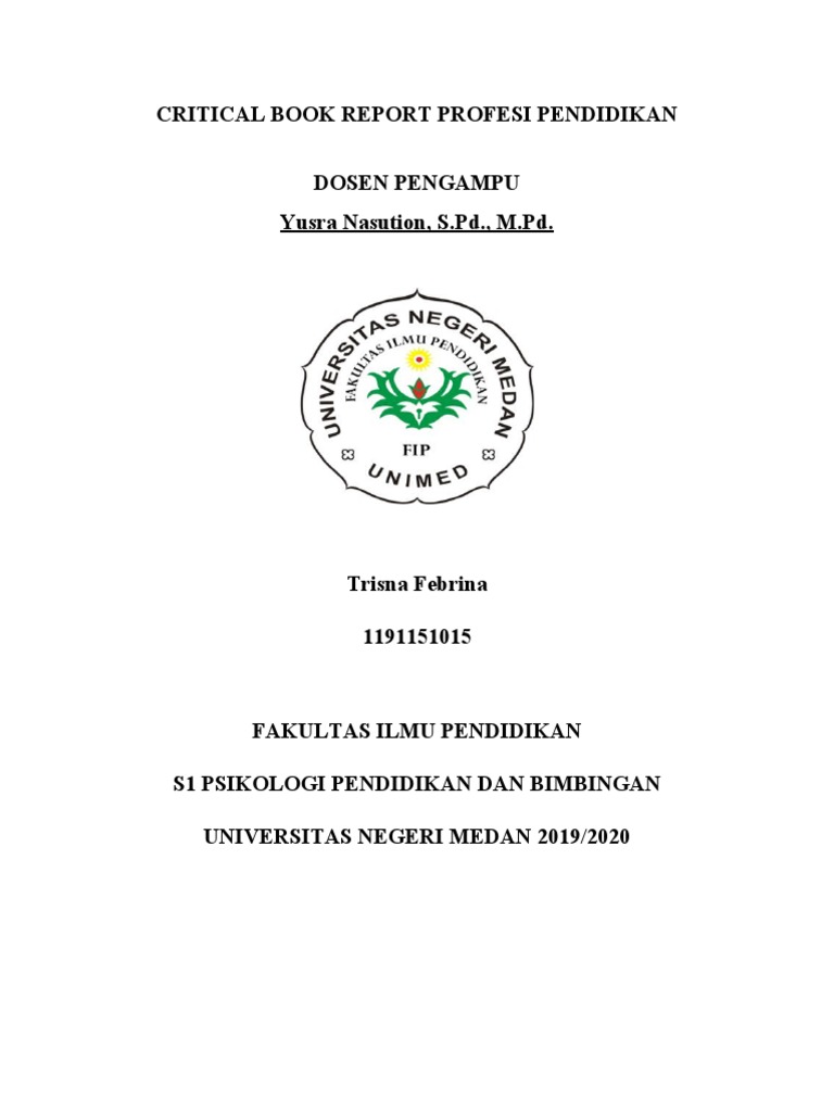 CBR Profesi Kependidikan Trisna F | PDF