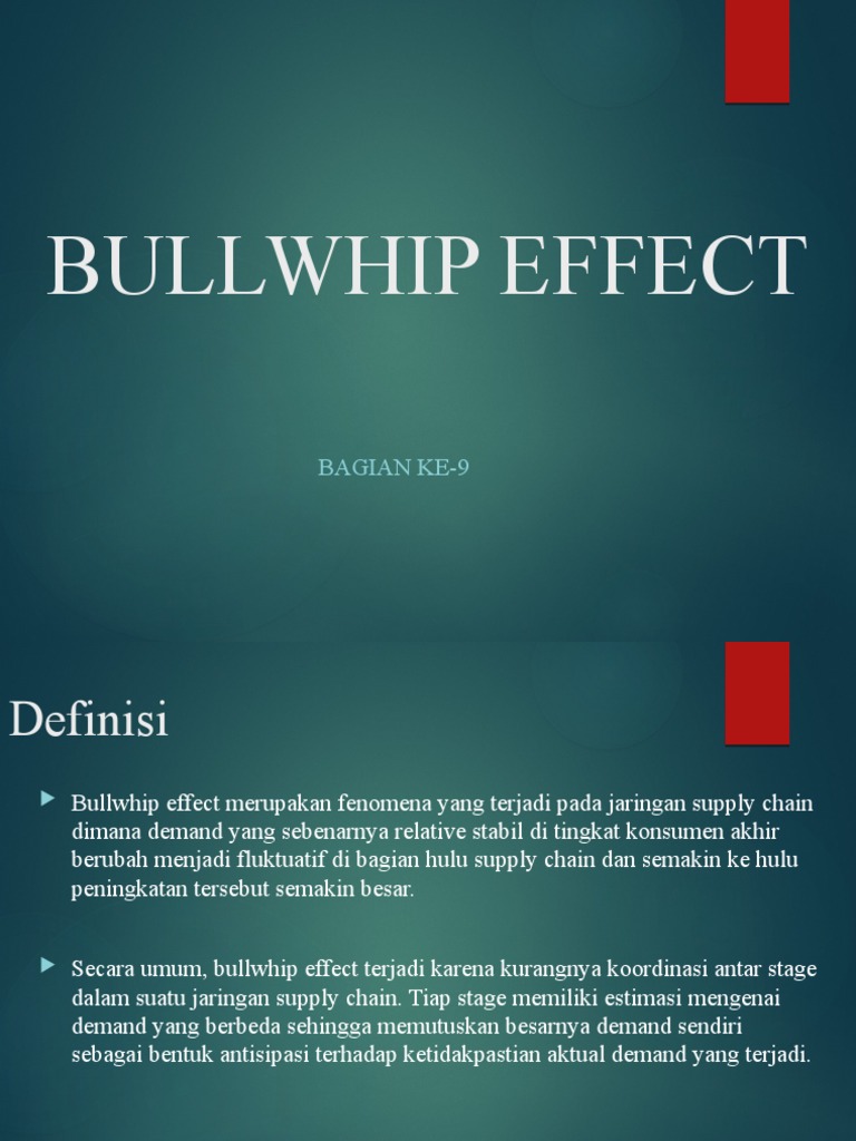 SCM - Bullwhip Effect | PDF
