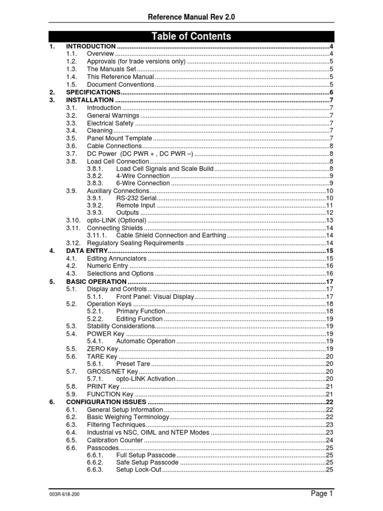 Reference Manual Rev 2.0 | PDF | Relay | Electromagnetic Interference