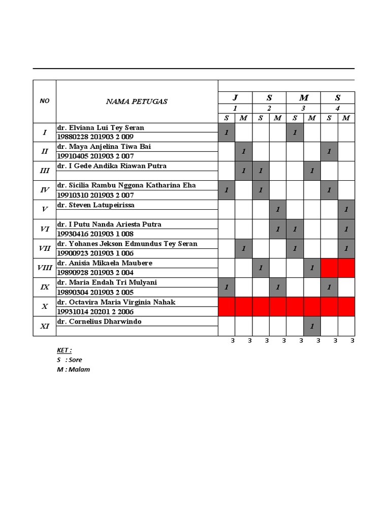 Jadwal OKTOBER | PDF