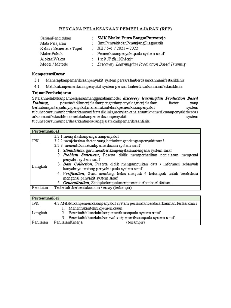 RPP Ippd | PDF