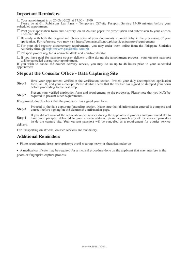 Important Reminders: Step 1 | PDF | Government And Personhood