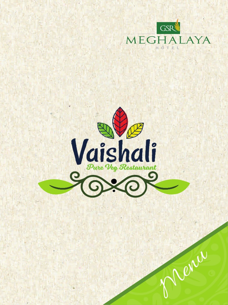 Vaishali Menu 2020 | PDF