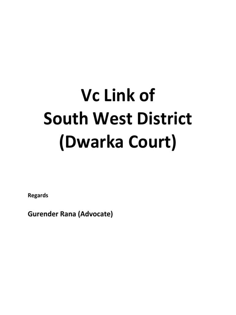 All District New VC Link | PDF