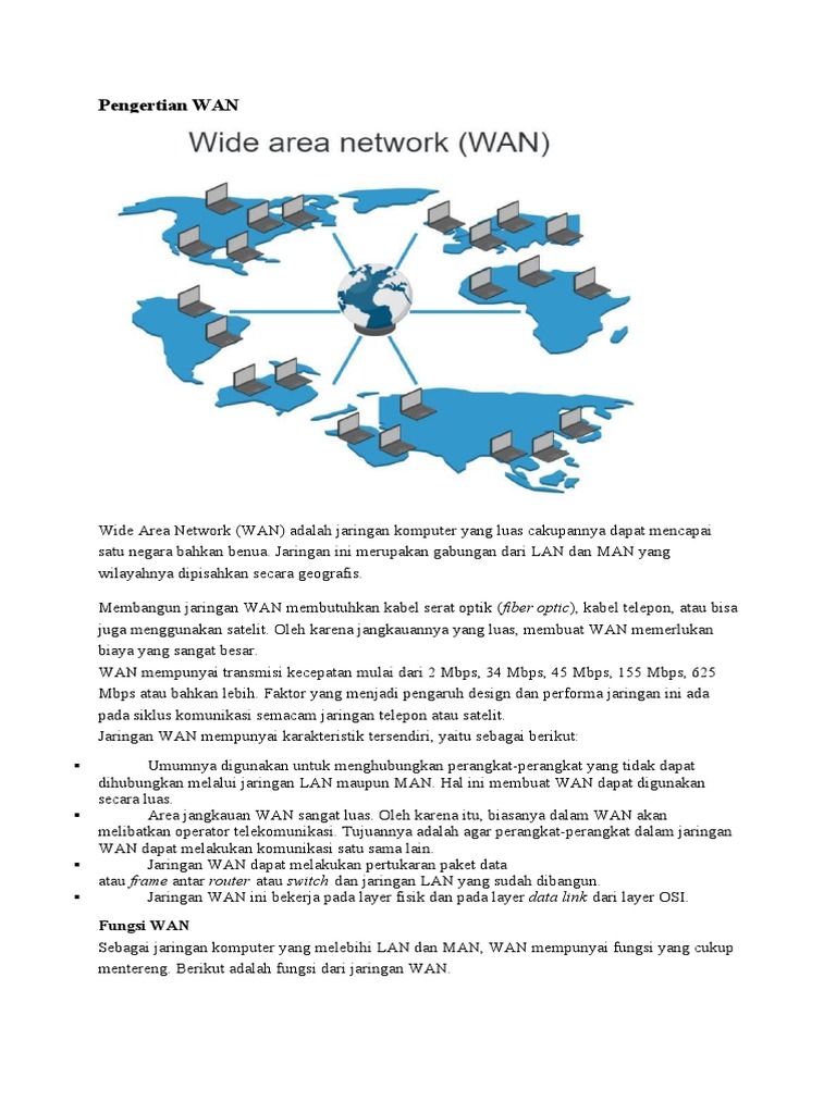 Pengertian WAN | PDF