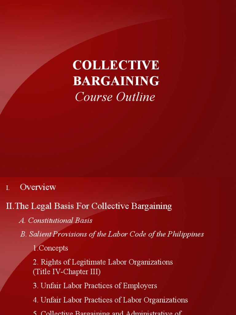 CBA Negotiation Strategies in the Philippines | PDF | Negotiation ...