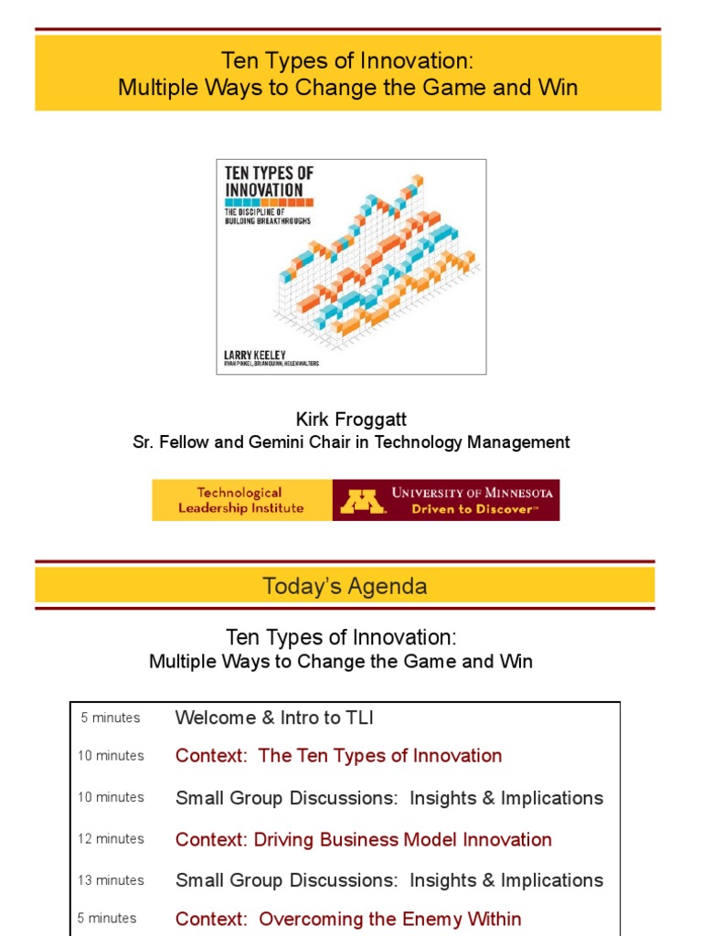 10 Types of Innovation | PDF | Business Model | Innovation