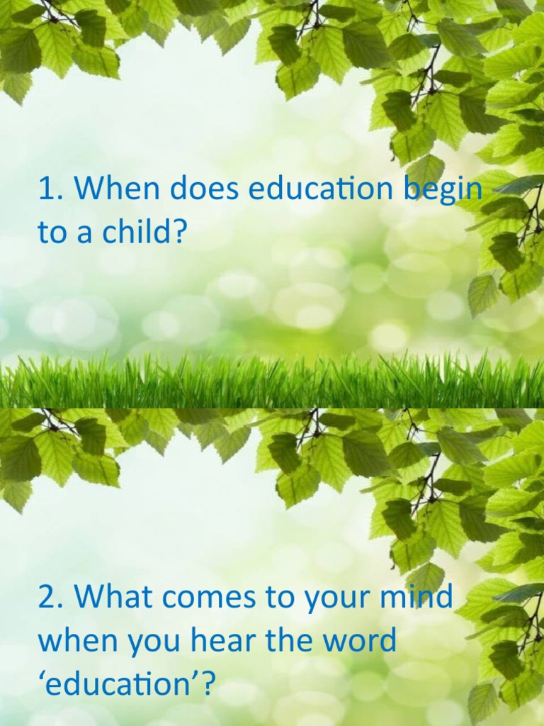 Education Questions | PDF