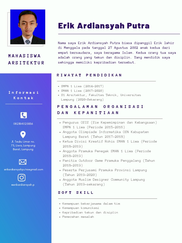 CV HImatur Erik | PDF