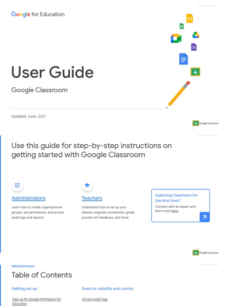 Google Classroom User Guide | PDF | Rubric (Academic) | Classroom