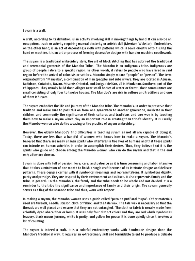 Suyam | PDF | Textiles