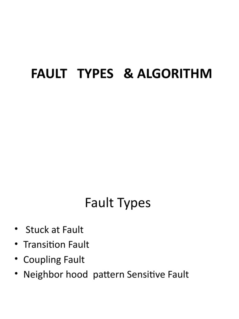 Memory Fault Types | PDF | Computing | Computer Science