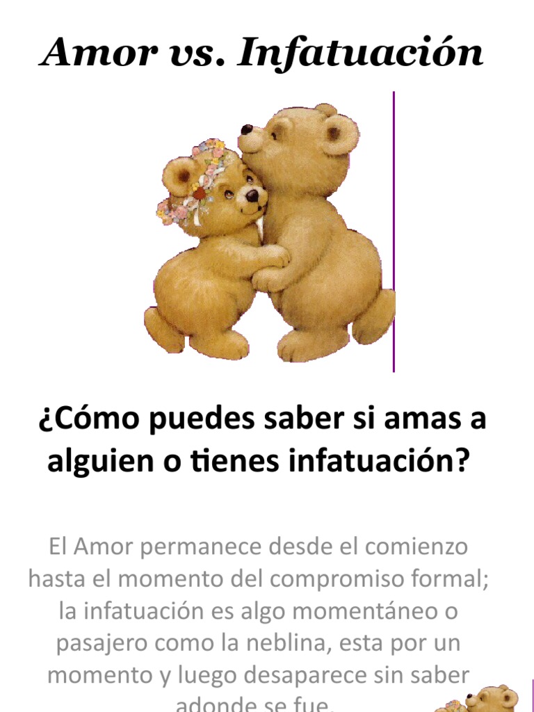 Amor e Infatuación: Diferencias Clave | PDF | Amor