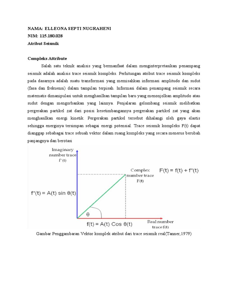 Analisis Atribut Seismik Elleona | PDF