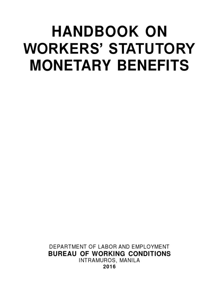 2016 Revised Handbook | PDF | Employment | Piece Work