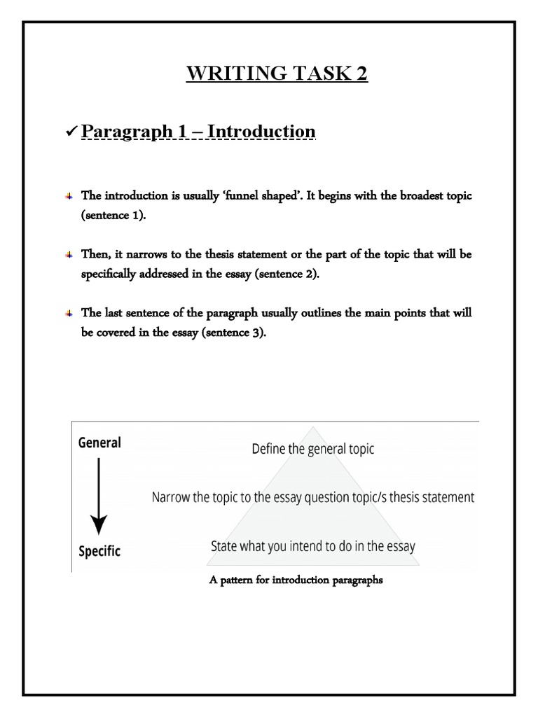 Writing Task 2 | PDF | Essays | Paragraph