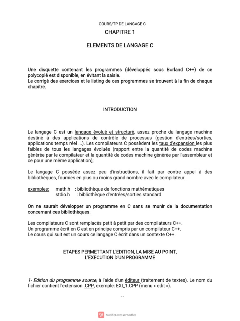 COURS1 | PDF | Programmation informatique | Génie logiciel