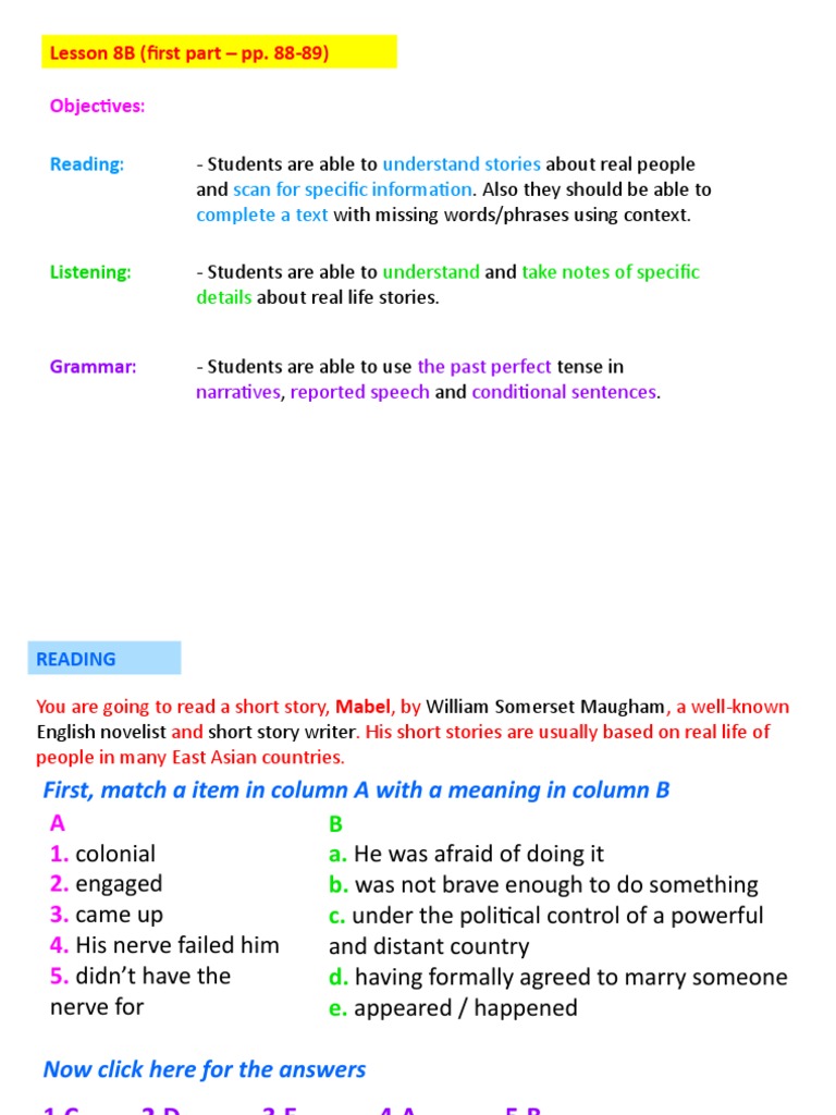 Lesson 9B1st | PDF | Linguistics | Grammar