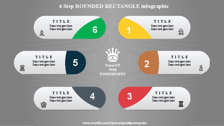 9.create 6 Step ROUNDED RECTANGULAR Infographic | PDF