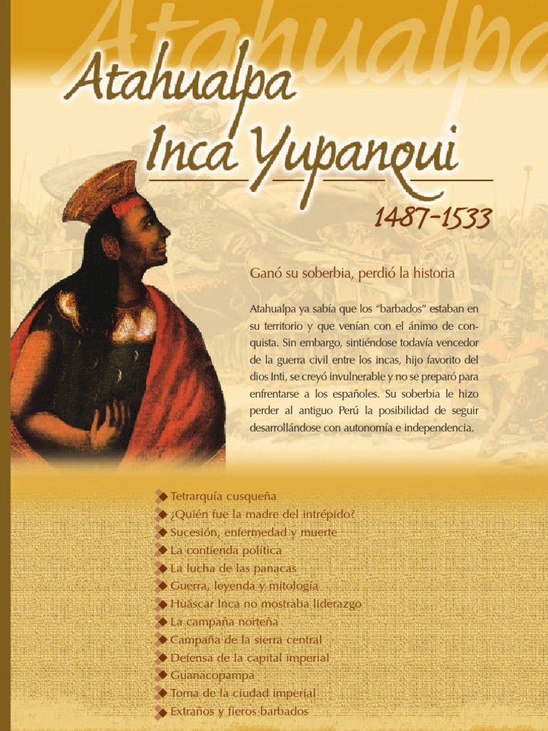 Biografía de Atahualpa Inca Yupanqui | PDF | Imperio Inca | Francisco ...