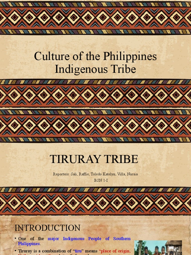 Tiruray Tribe | PDF