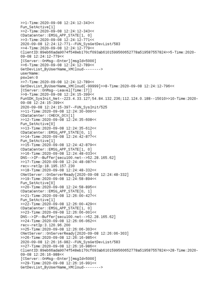Log | PDF | Hypertext Transfer Protocol | Computing