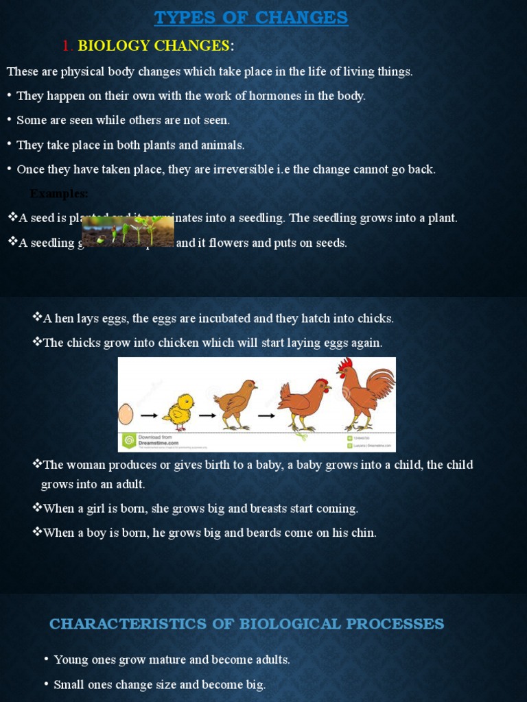 Biology Changes: Examples | PDF | Atmosphere Of Earth | Water