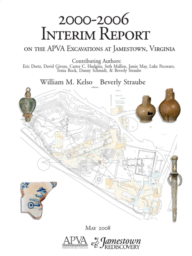 2000 2006report | PDF | Jamestown, Virginia | Archaeology