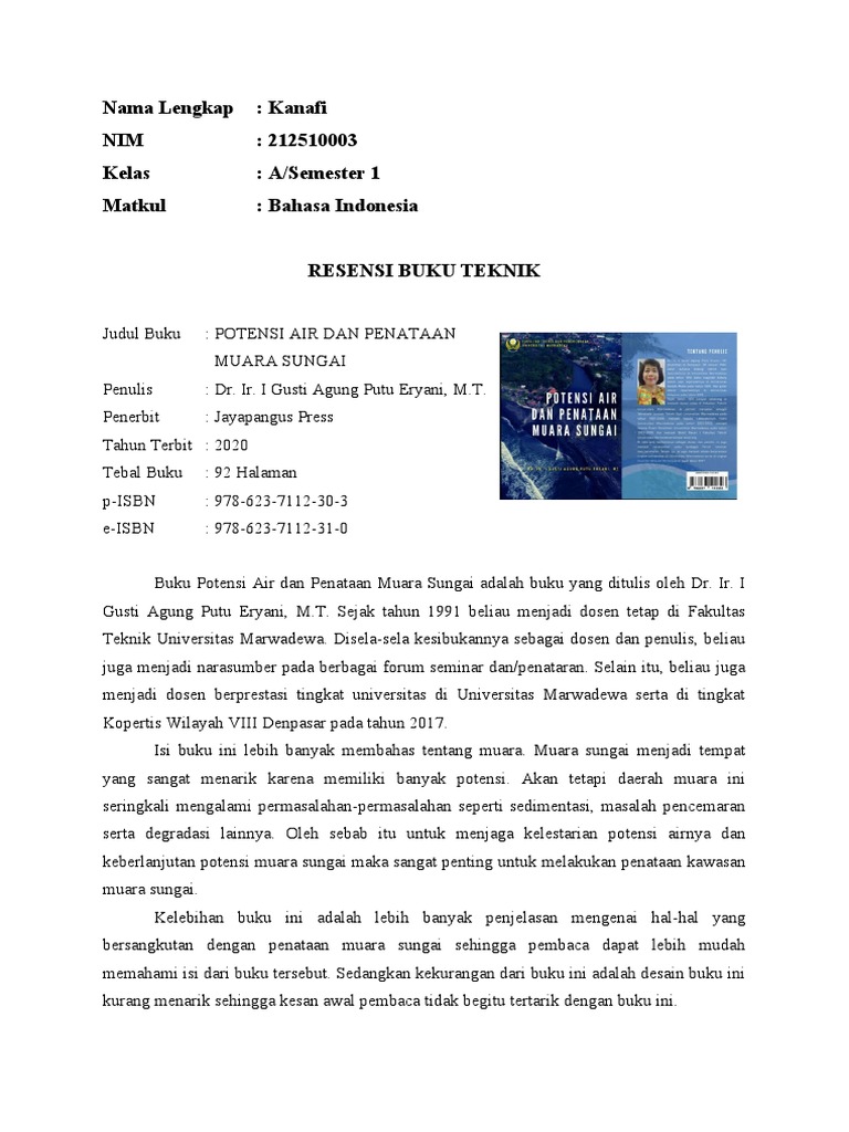 Tugas Resensi Kanafi | PDF