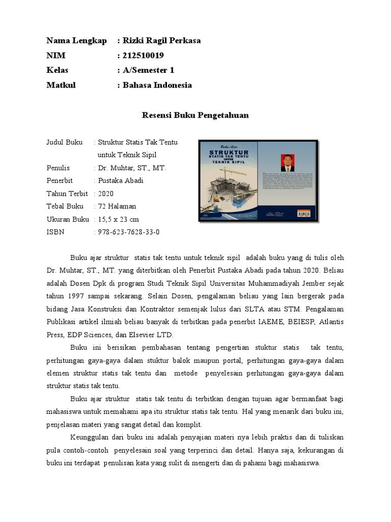 Tugas Resensi Rizki | PDF | Seni