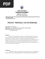 Intrams Program | PDF