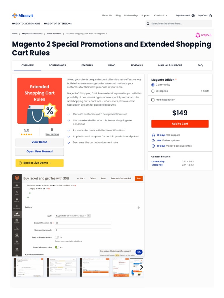 Shopping Cart Rules m2 Extended Shopping Cart Rules | PDF | Magento ...
