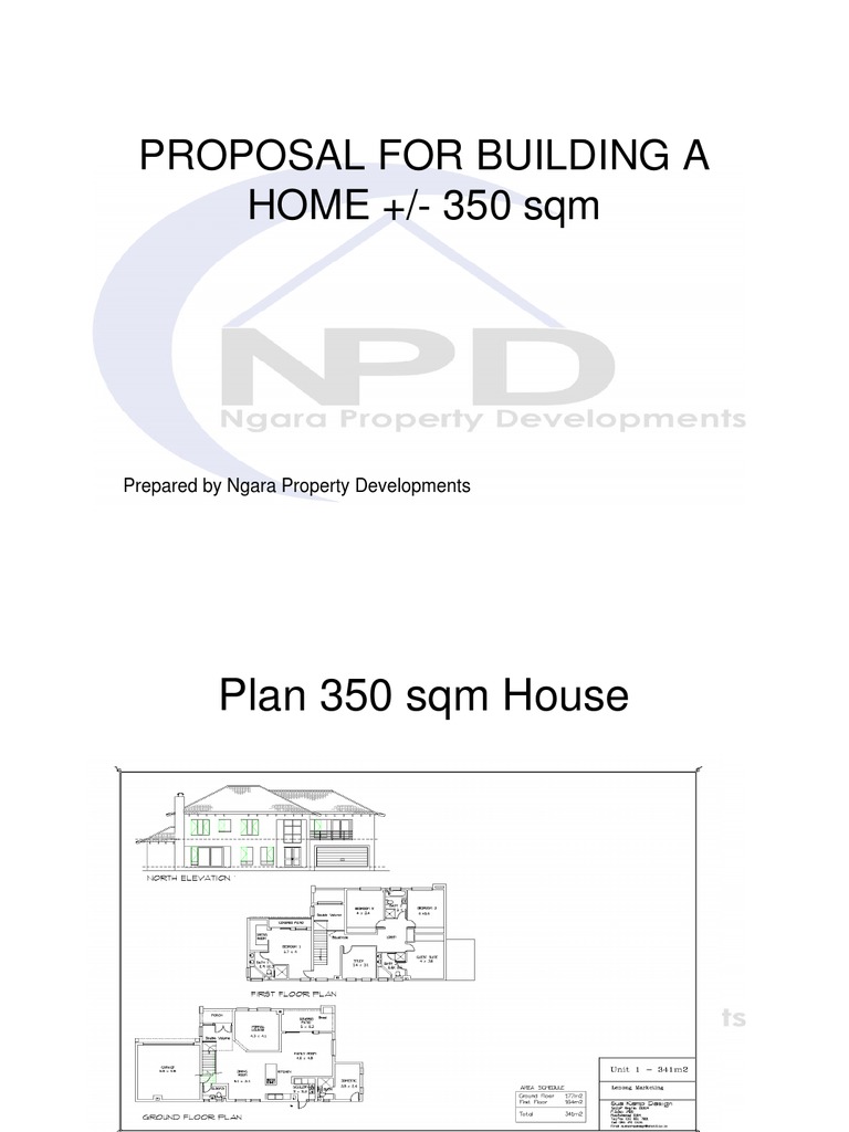 NPD 350 SQM Home Building Package | PDF | Bathroom | Wall