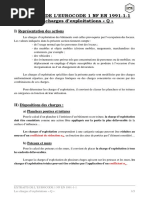 Eurocode Charges D'exploitation - Tableaux Par Usage de La EN1991-1-1 - Lisa - Blue | PDF