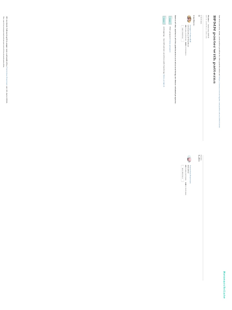 BPMN Poster with Patterns: A Visual Guide to the Key Elements of ...