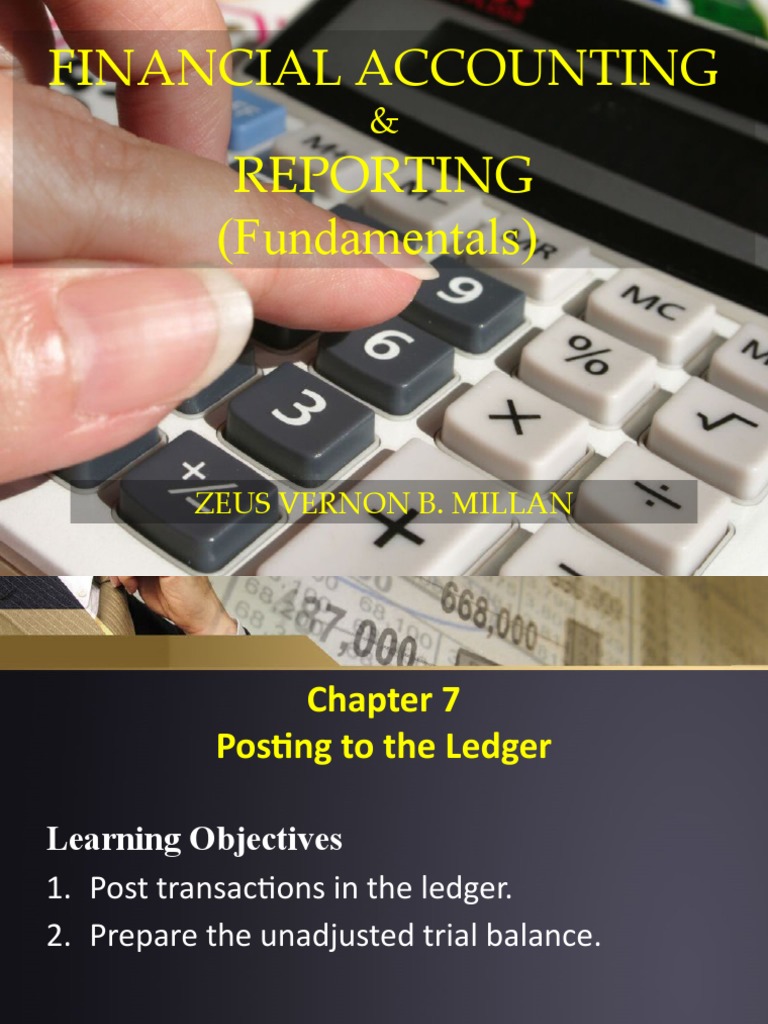 Understanding Ledger Posting Basics | PDF | Debits And Credits | Ledger