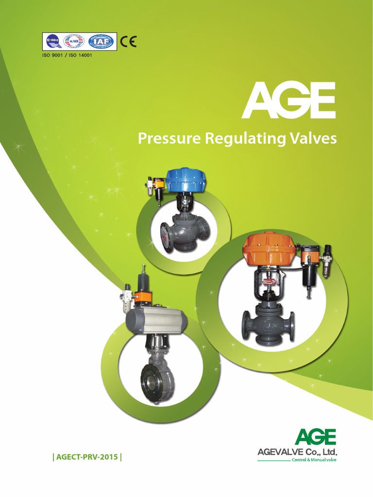 Pressure Regulating Valves: - AGECT-PRV-2015 | Download Free PDF ...